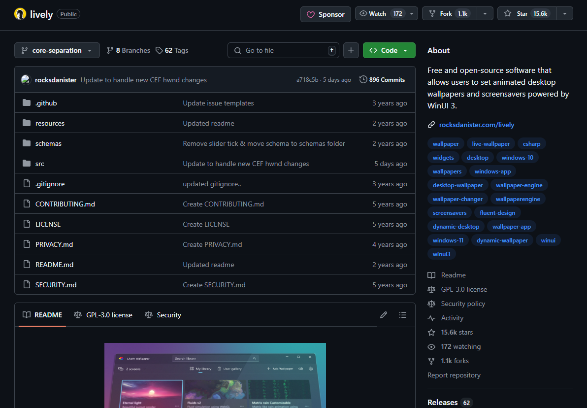 动态壁纸：lively | 阿呆的博客